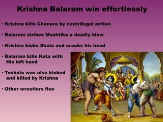 Krishna Leela Series Part 39 The Killing of Kamsa | PPTX