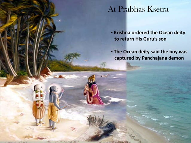 Krishna Leela Series Part 40 Krishna Recovers the Son of His Teacher | PPTX