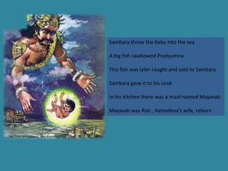 Krishna Leela Series - Part 50 - Pradyumna Born to Krishna and Rukmini ...