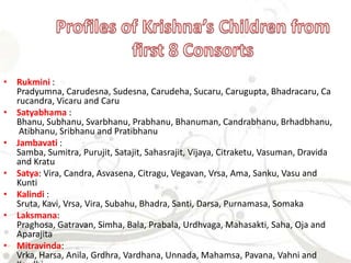 Krishna Leela Series - Part 56 - The Genealogy of the Family of Krishna ...
