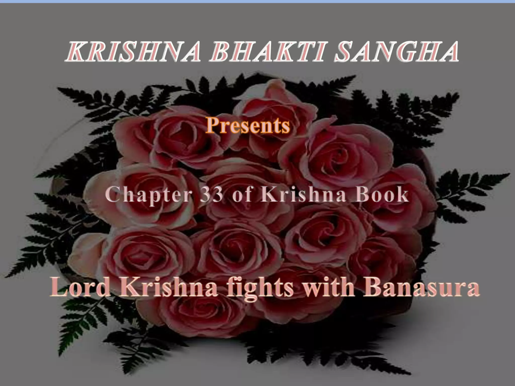 Krishna Leela Series - Part 58 - Lord Krishna Fights with Banasura | PPTX