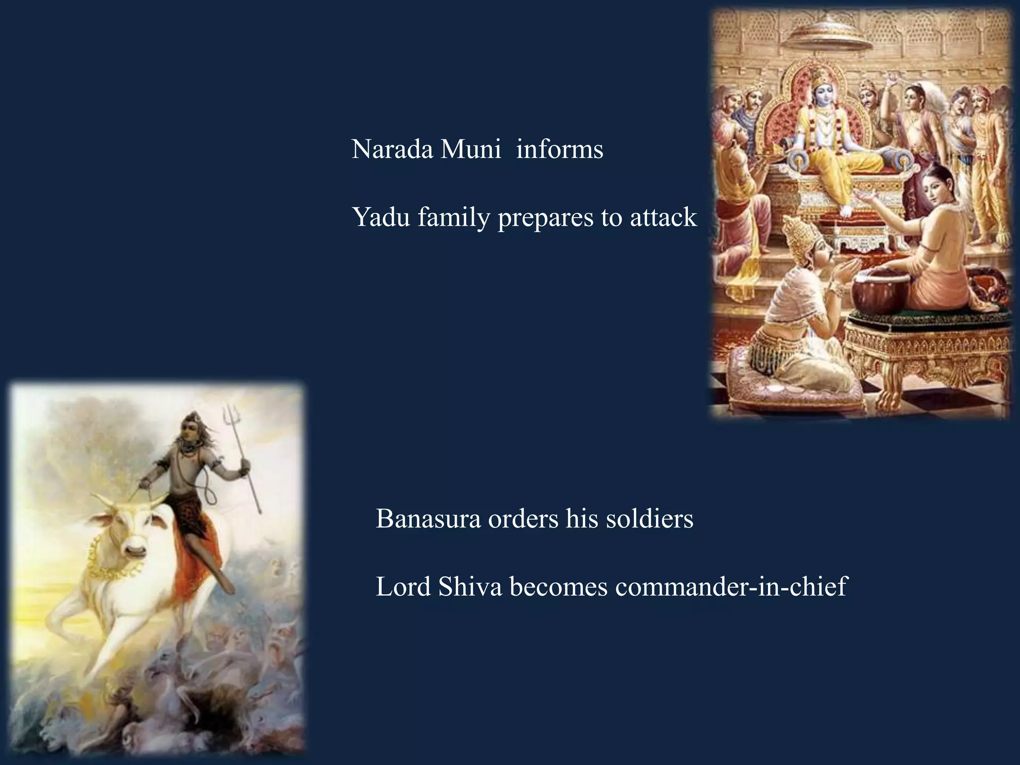 Krishna Leela Series - Part 58 - Lord Krishna Fights with Banasura | PPTX