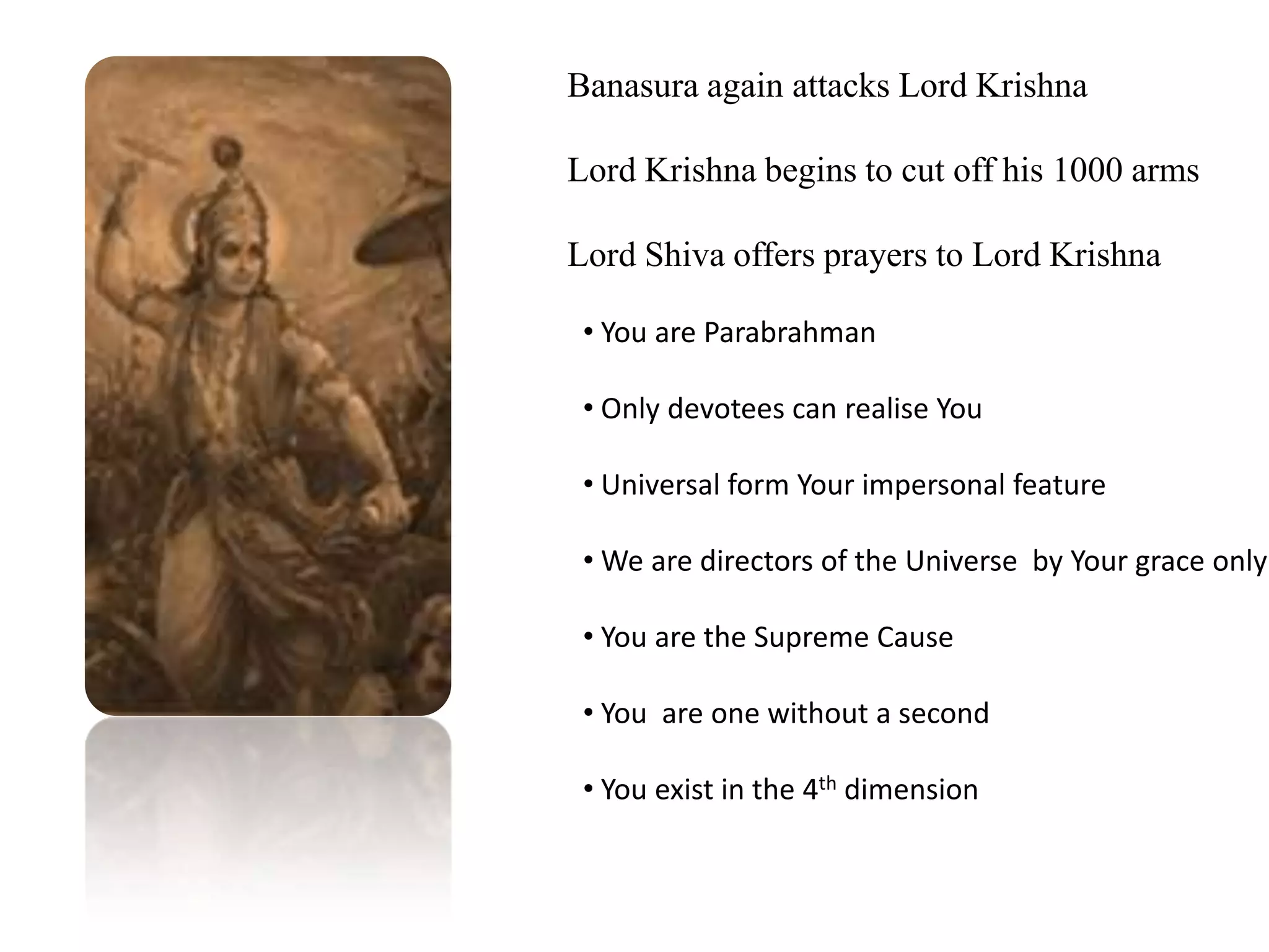 Krishna Leela Series - Part 58 - Lord Krishna Fights with Banasura | PPTX