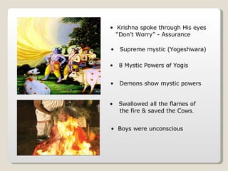 Krishna Leela Series Part 20 Devouring The Forest Fire | PPT