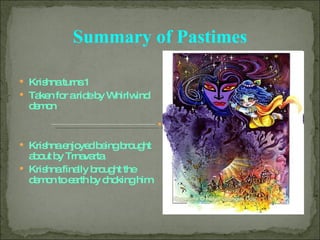 Krishna Leela Series Part 27 Wonderful Krishna | PPT
