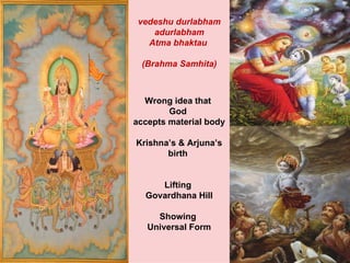 Krishna Leela Series Part 28 Prayers Of Indra, The King Of Heaven | PPT