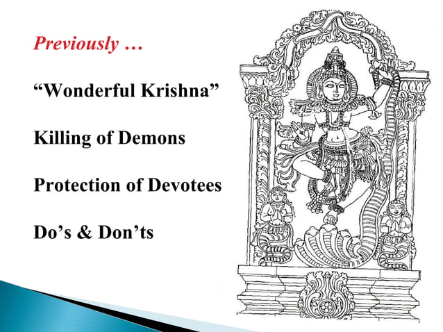 Krishna Leela Series Part 28 Prayers Of Indra, The King Of Heaven | PPT