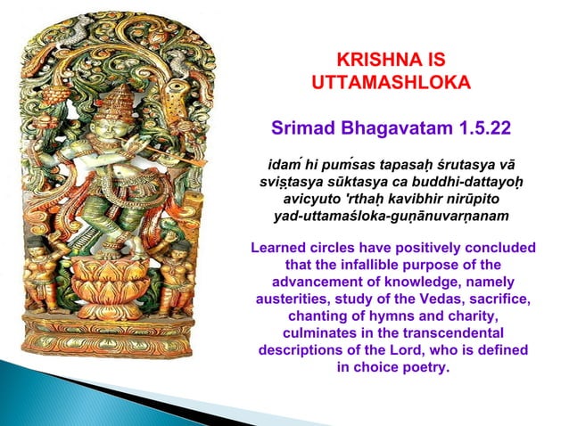 Krishna Leela Series Part 28 Prayers Of Indra, The King Of Heaven | PPT