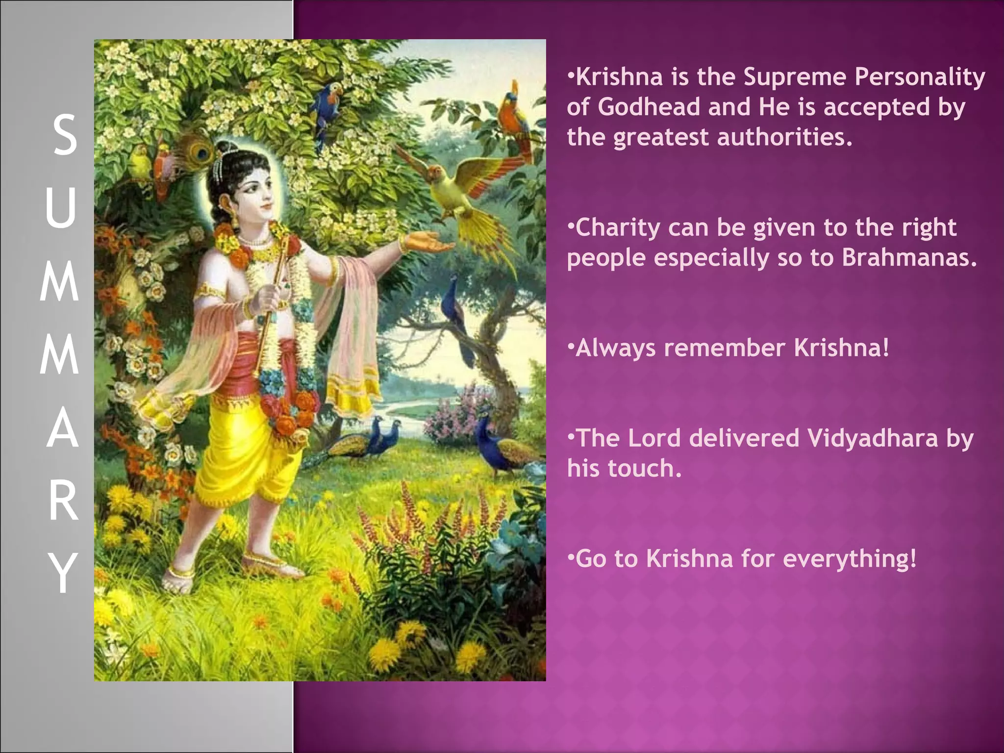 Krishna Leela Series Part 30 Vidyadhara Liberated & The Demon ...