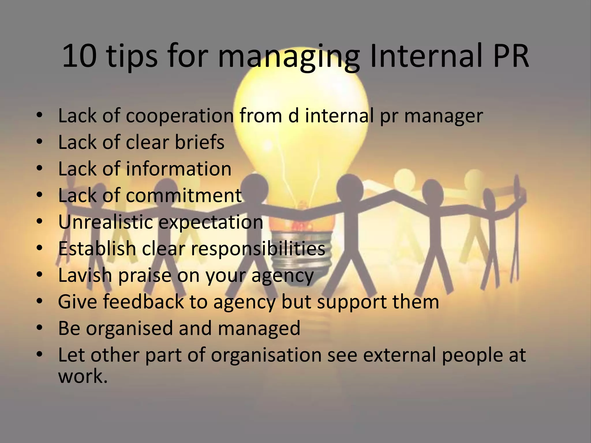 internal and external public relations | PPTX