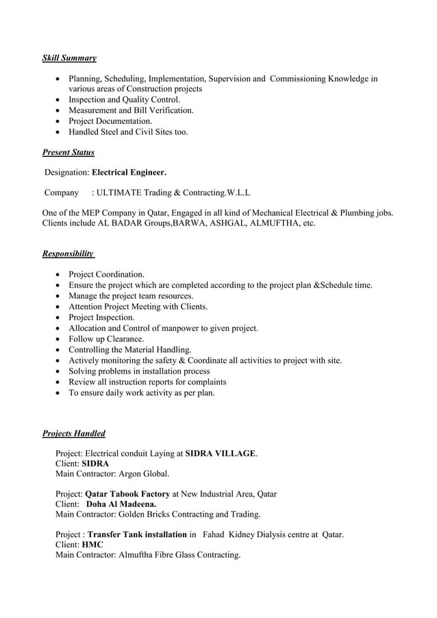 Krishna resume (1) | PDF