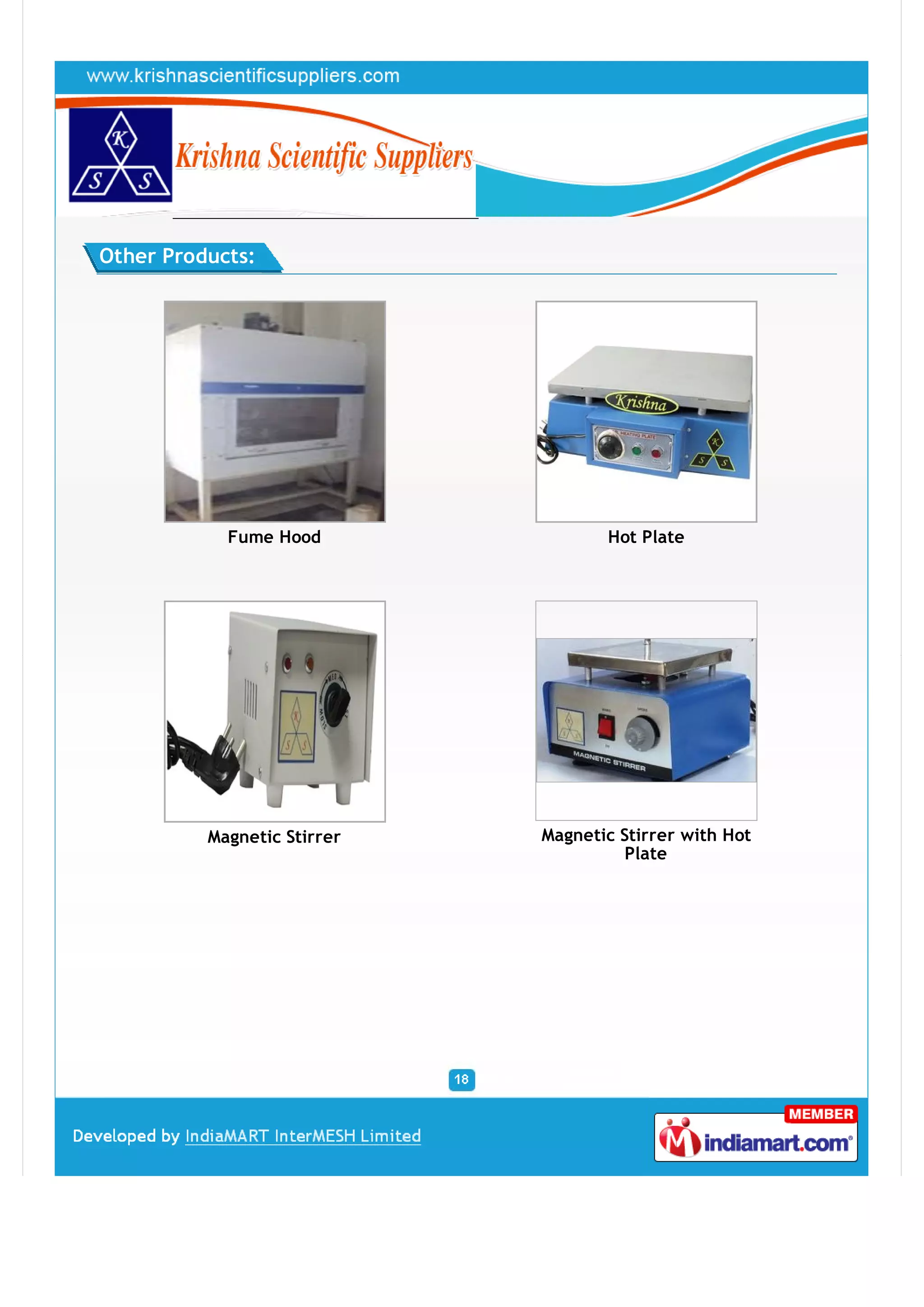 Krishna Scientific Suppliers, Chennai, Laboratory Instruments ...