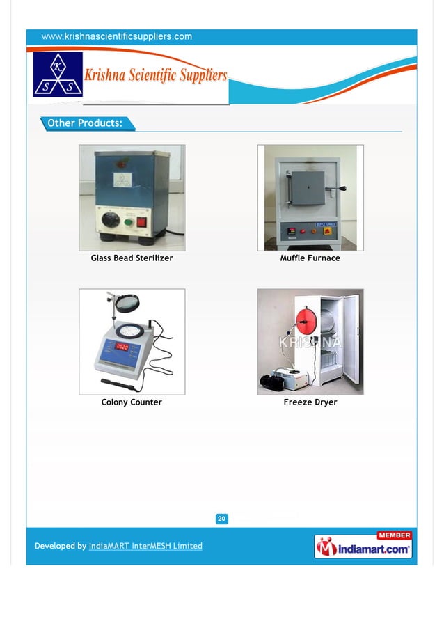 Krishna Scientific Suppliers, Chennai, Laboratory Instruments ...