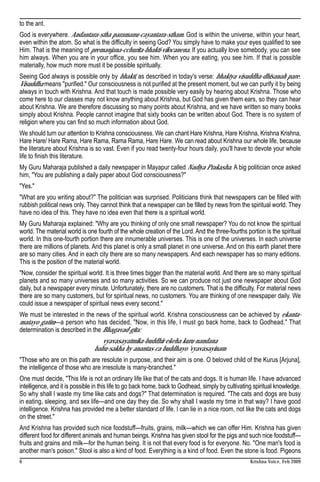 Madhu Pandit - Krishna voice 2009 02(feb) | PDF