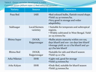 CROP IMPROVEMENT IN ONION (Allium cepa L.) | PPTX