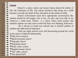 Jiddu krishnnamurthy.Indian educationists | PPTX