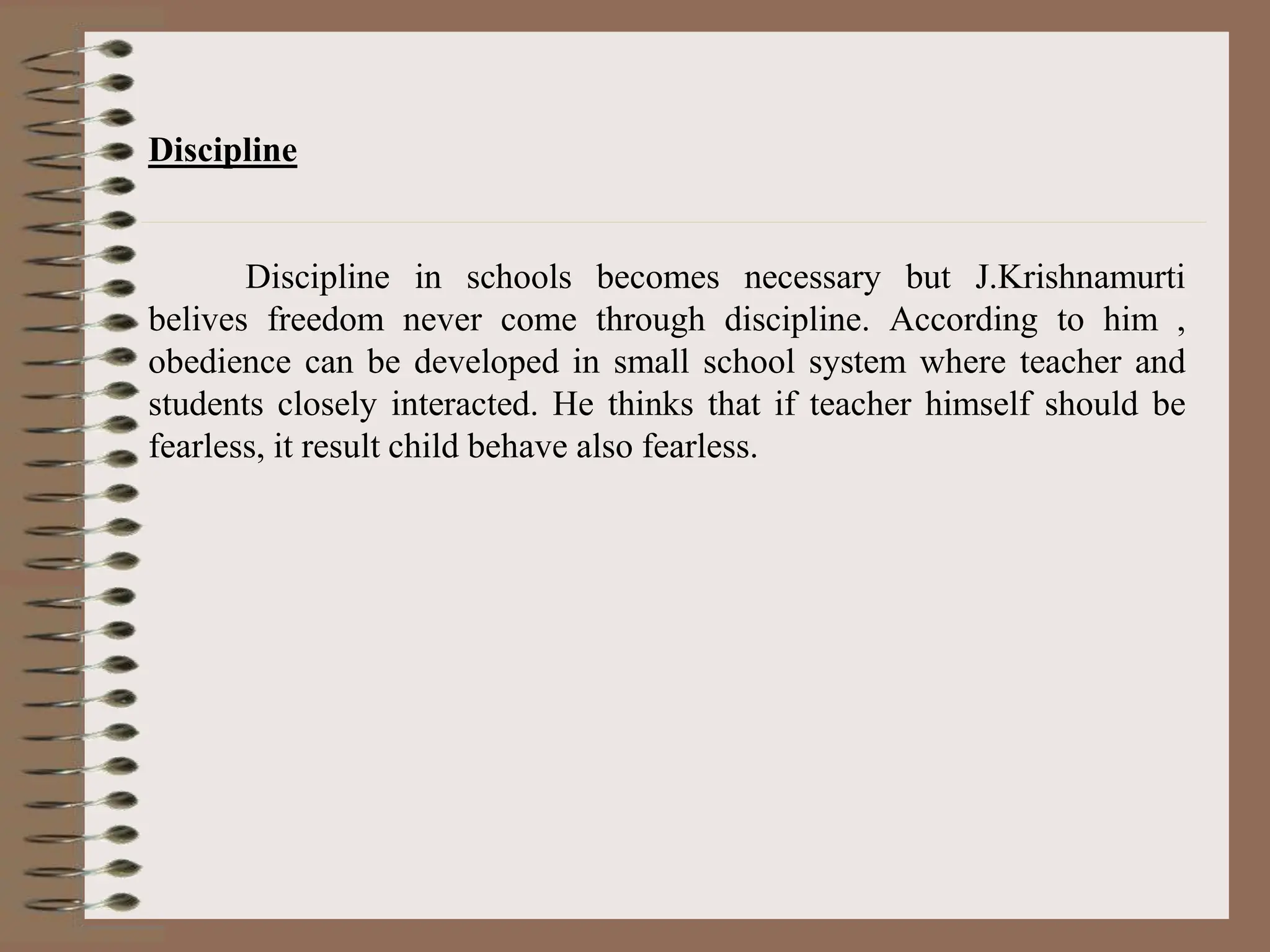 Educational philosopher jiddu krishnnamurthy | PPTX