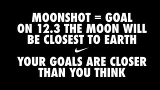 NIKE MOONSHOT | BRAINSTORMING DECK | PDF