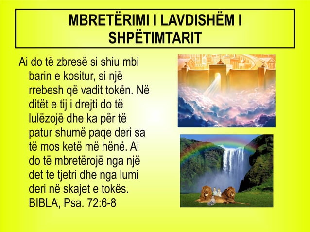HISTORIA E TIJ - Krishti në Psalmet | PPT