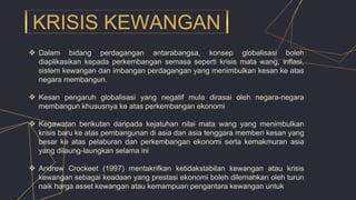 Krisis kewangan | PPT