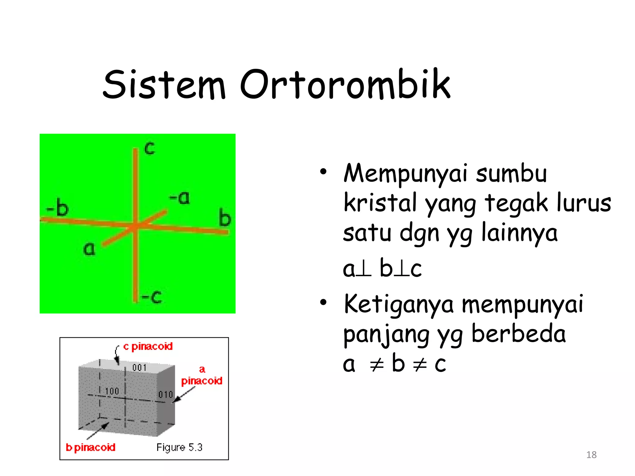 Kristalografi dan mineralogi pertemuan ke 2 | PPT