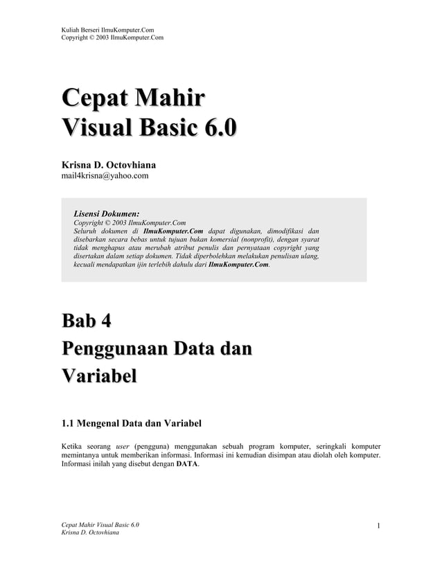 Krisna vb6-04 | PDF