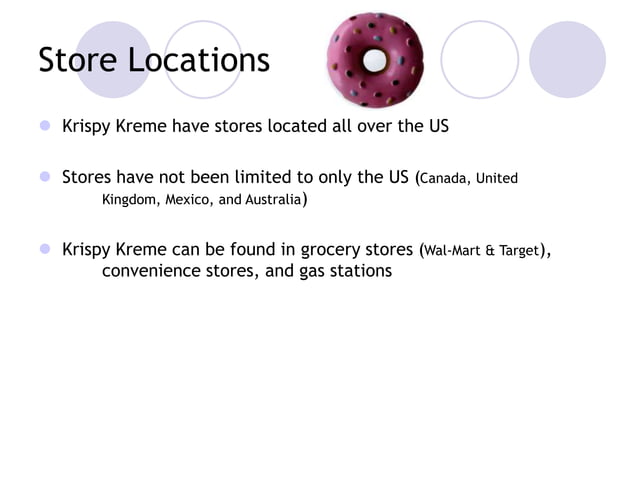 Krispy Kreme Strategy.ppt | Grocery Shopping | Shopping