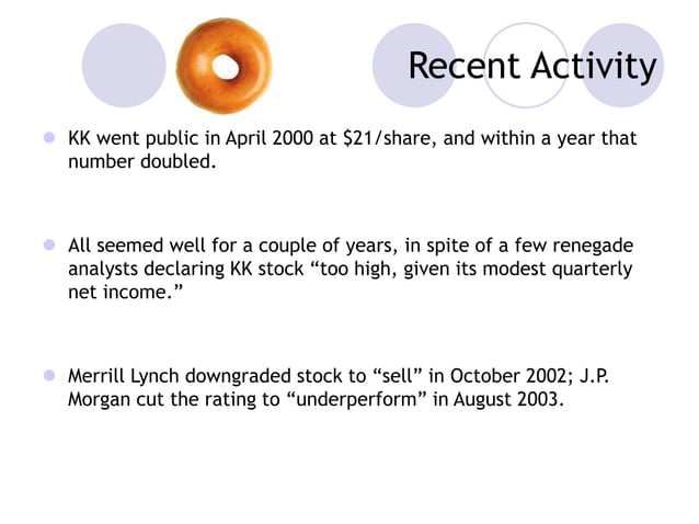 Krispy Kreme Strategy.ppt | Grocery Shopping | Shopping