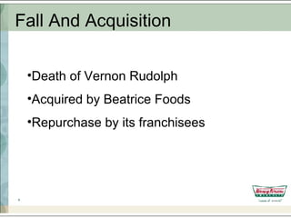 Krispy Kreme Case Study Solution | PPT | Business and Finance
