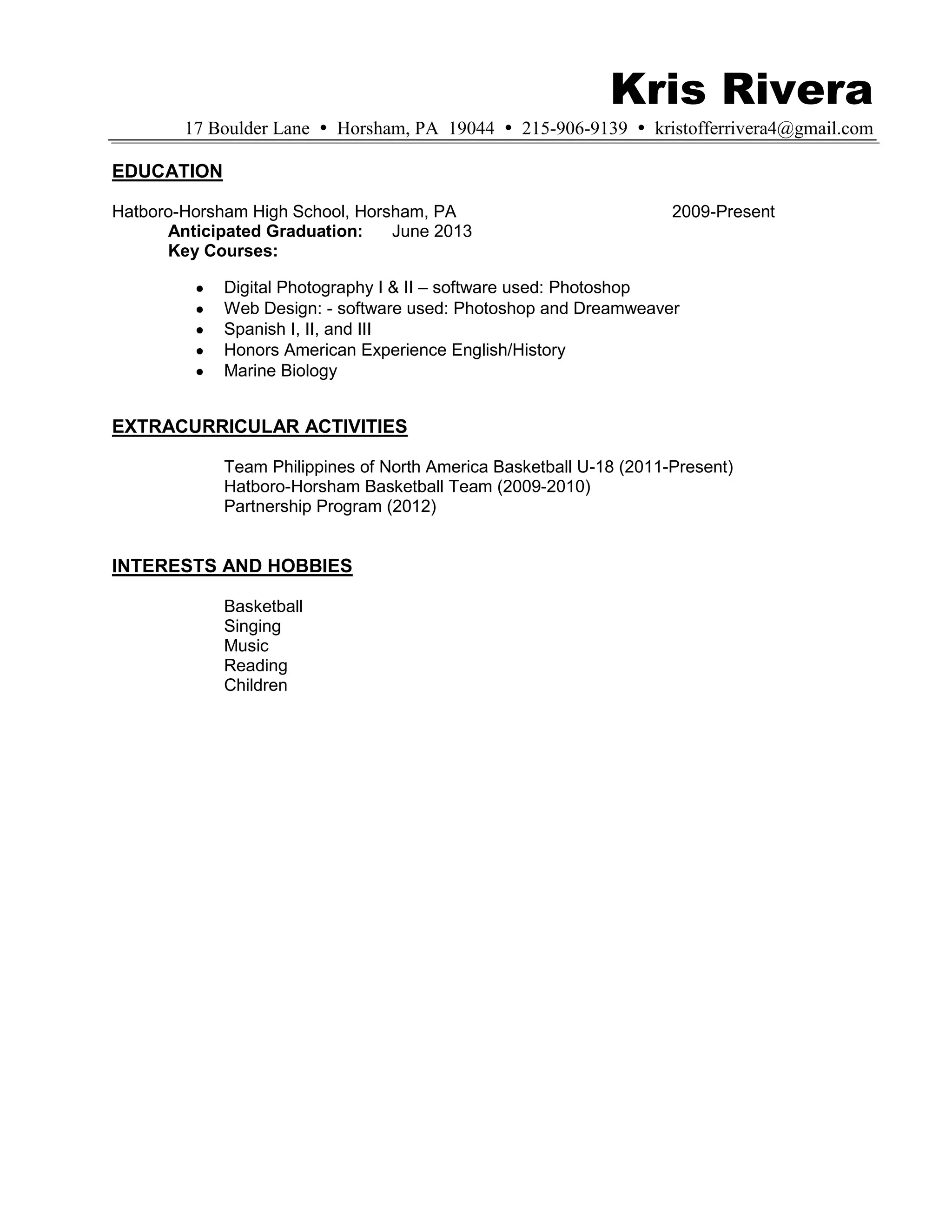 Kris Rivera Resume | DOCX
