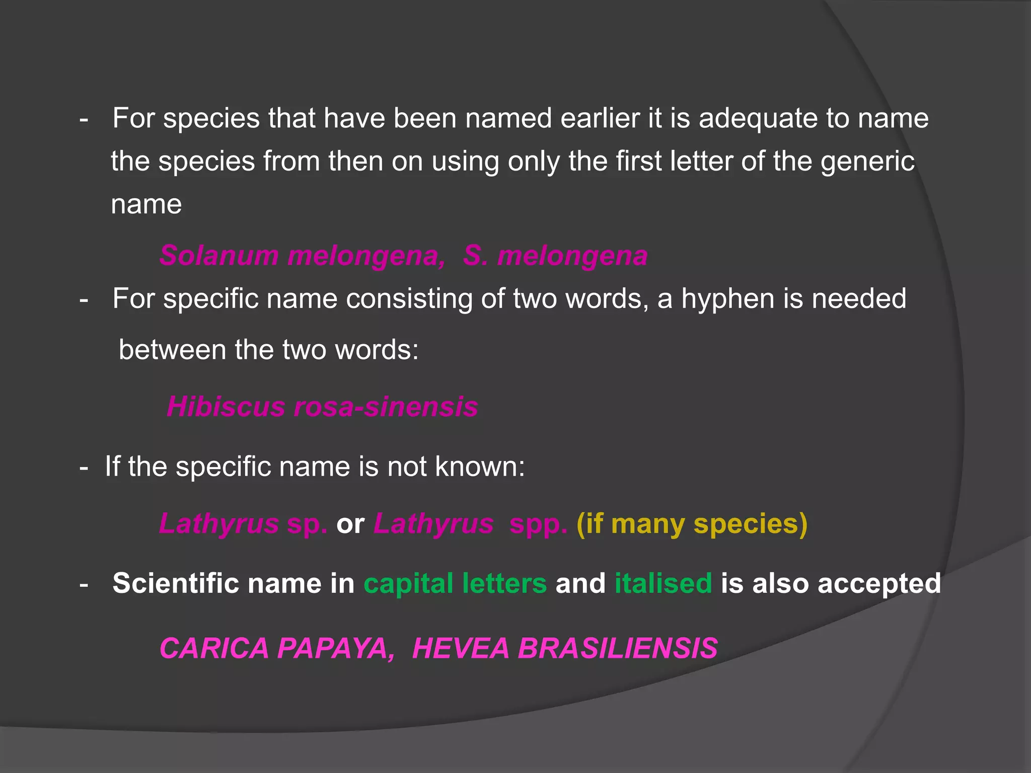 Introduction to Taxonomy, Components and Major Plant Taxonomist | PPTX