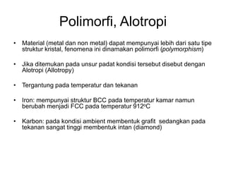 Jenis jenis struktur kristal senyawa kimia | PPT