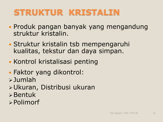 KRISTALISASI DAN PROSES PEMBENTUKAN KRISTAL | PDF