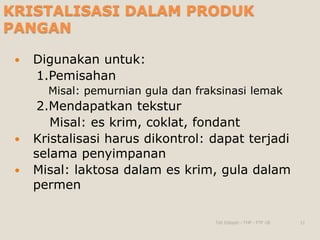 KRISTALISASI DAN PROSES PEMBENTUKAN KRISTAL | PDF