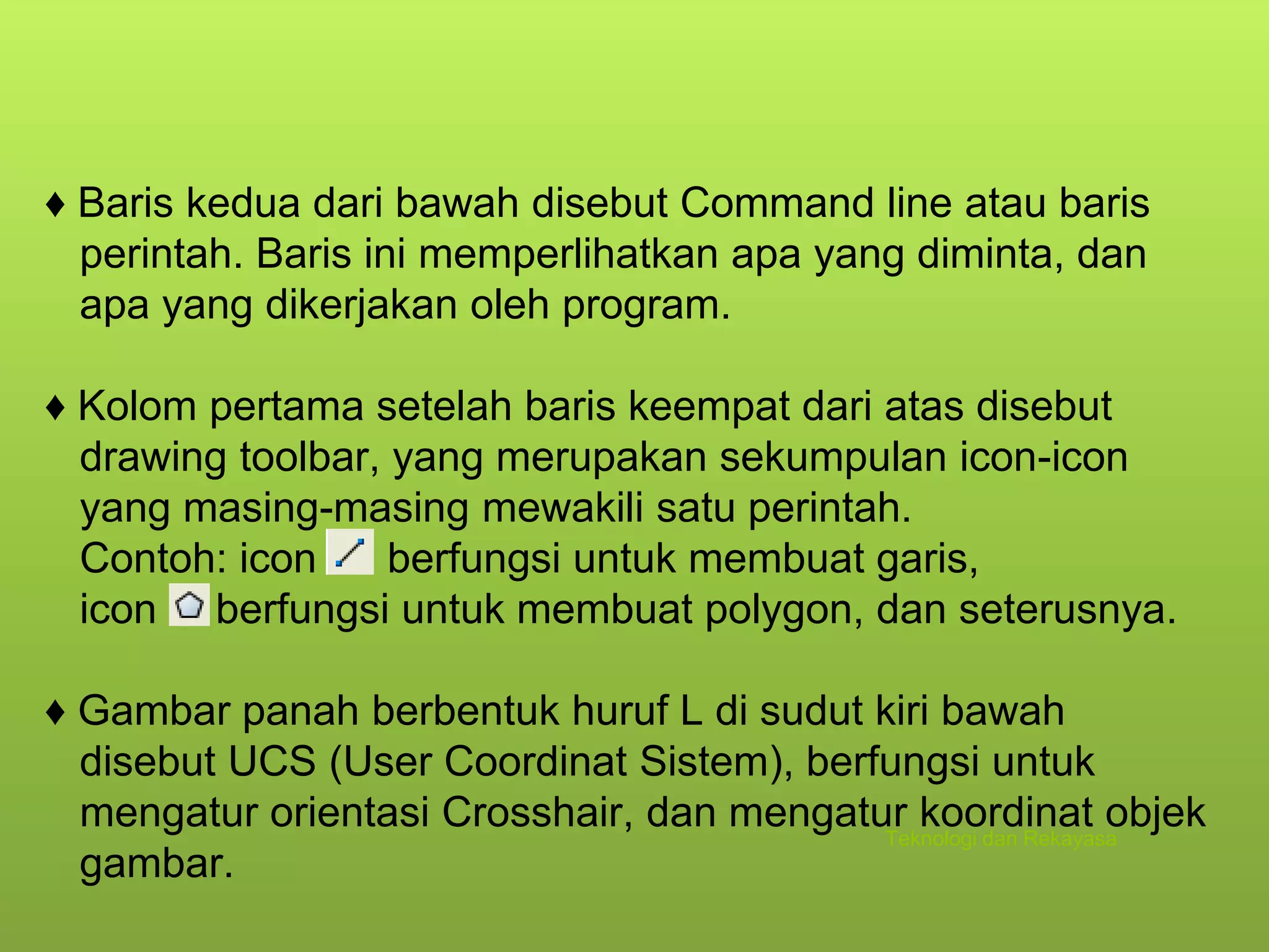 PENGENALAN PERANGKAT LUNAK AutoCAD | PPTX
