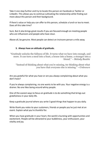 Handouts for The Magic of Relationships talk | PDF