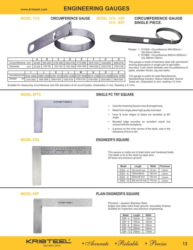 Kristeel Catalogue download | PDF