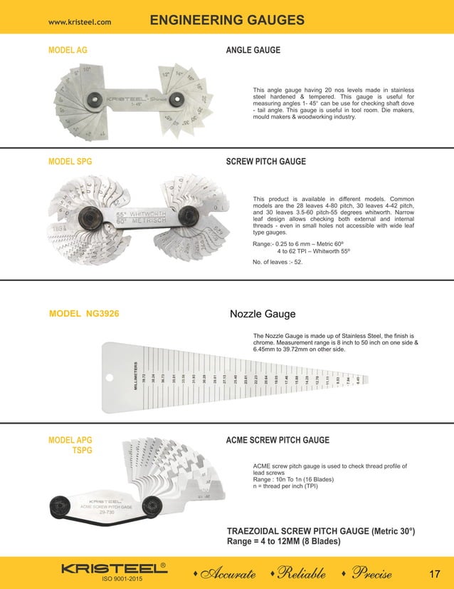 Kristeel Catalogue download | PDF