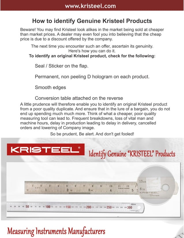 Kristeel Catalogue download | PDF