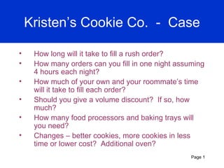 Kristen cookie case | PPT