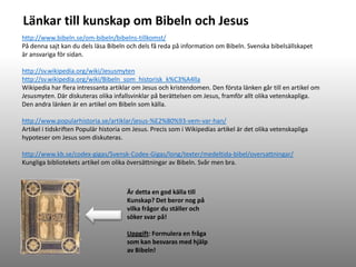 Kristendomens historia lång version 2014 | PPT