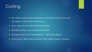 Kristen's cookie company | PPTX