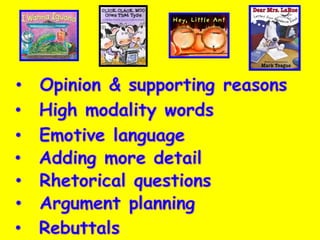 Kristen Wilson - Persuasive Picture Books | PPT