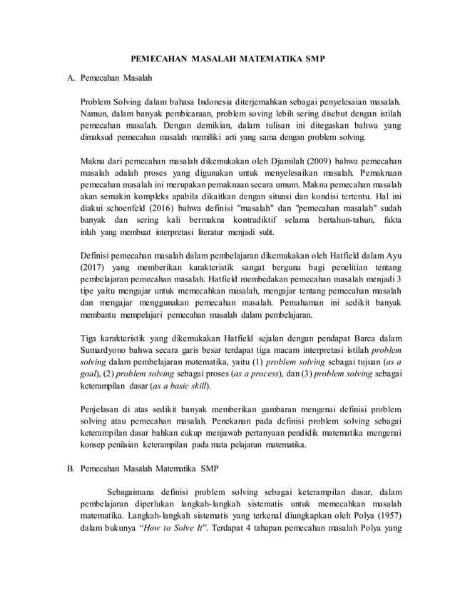 problem solving 1 | DOCX