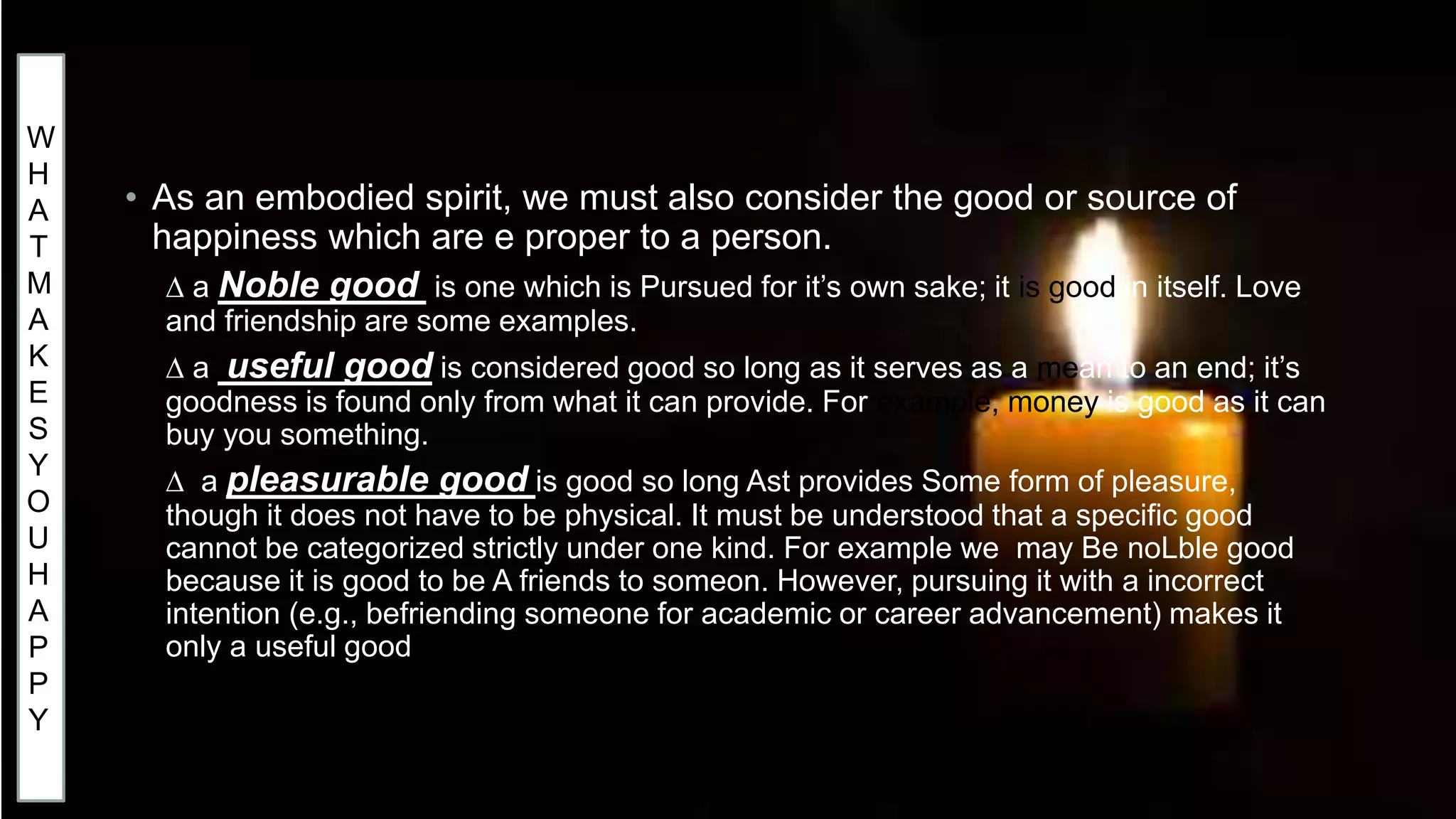 HUMAN PERSONS AS ORIENTED TOWARDS THEIR IMPLEMENTING DEATH | PPTX