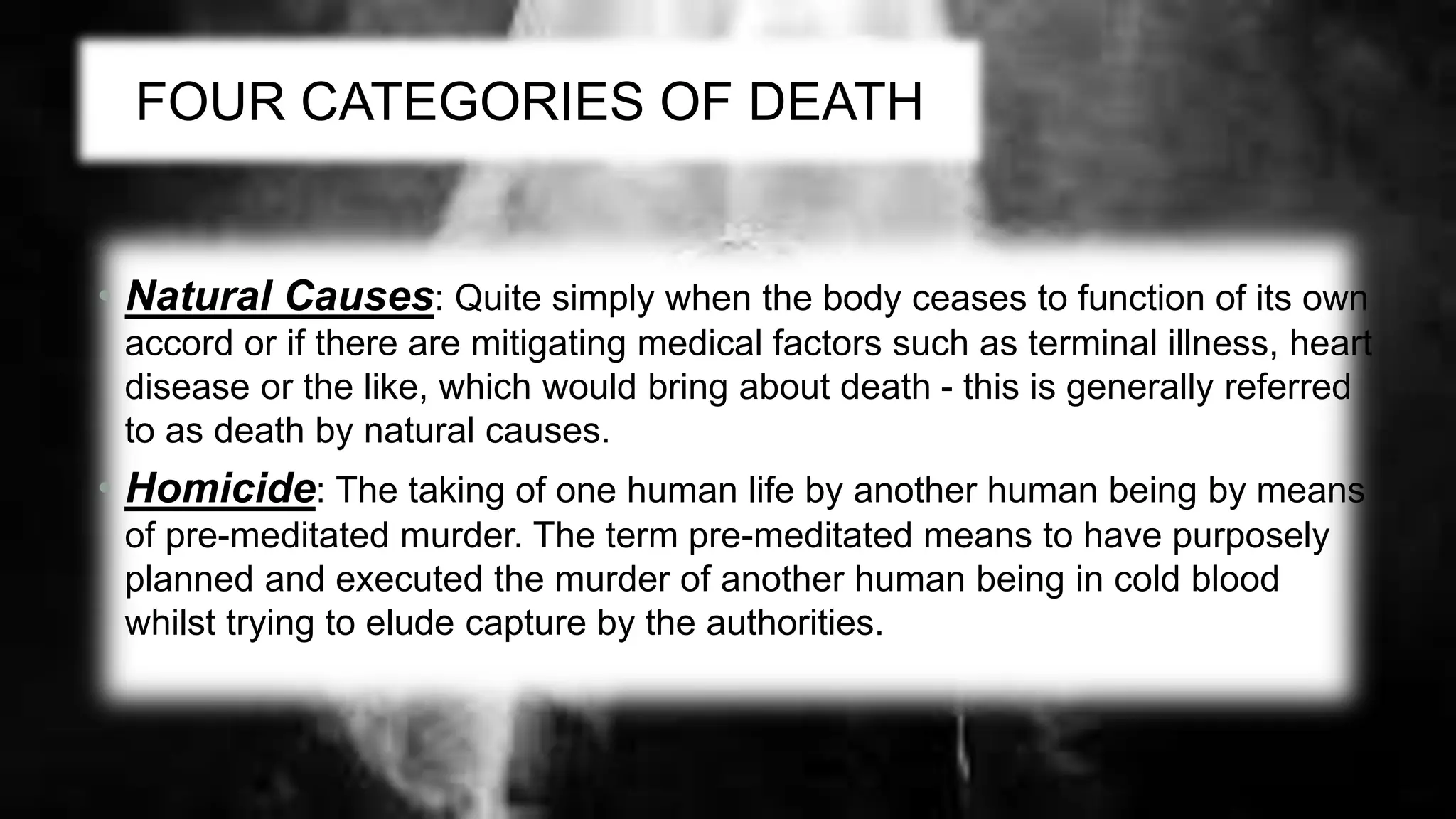 HUMAN PERSONS AS ORIENTED TOWARDS THEIR IMPLEMENTING DEATH | PPTX