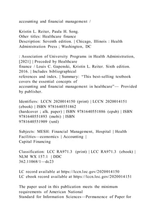 Kristin l. reiter paula h. songhapaupha editoria | DOCX | Business ...