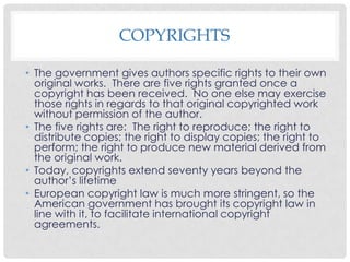 Understanding Intellectual Property Rights | PPTX