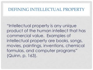 Understanding Intellectual Property Rights | PPTX