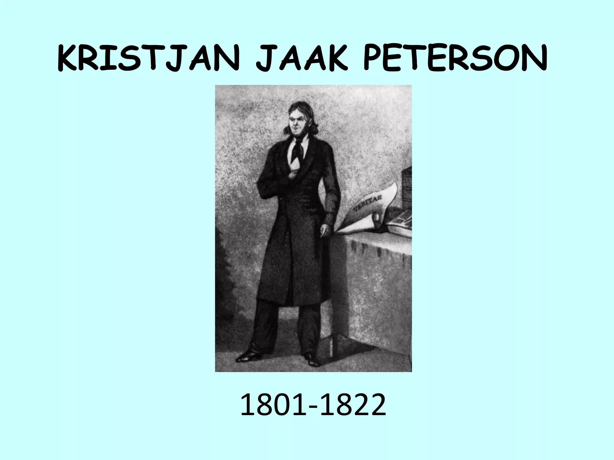 Kristjan Jaak Peterson | PPT